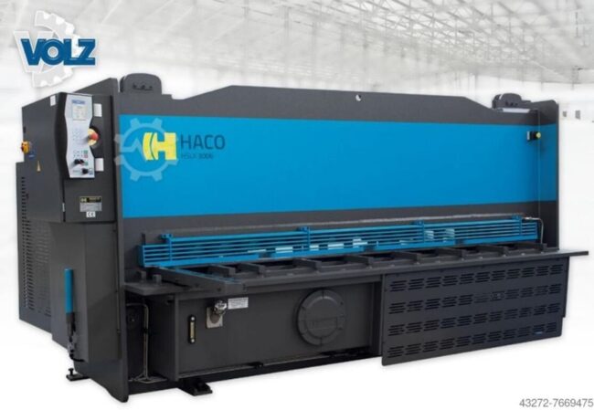 Procurement: เครื่องตัด HACO shearing รุ่น HSLX 3006 - Megatech Thailand