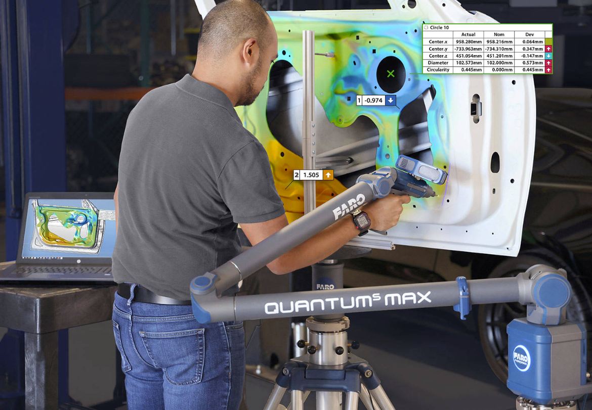 Portable Arm capture high precise measurements - Megatech Thailand